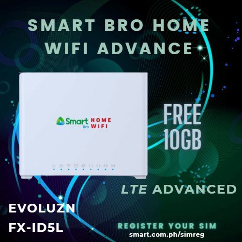 SMART BRO HOME PREPAID LTE ADVANCED CAT6 (EVOLUZN FX ID5L/BOOSTEVEN R281 / EVOLUZN ID4) | Lazada PH