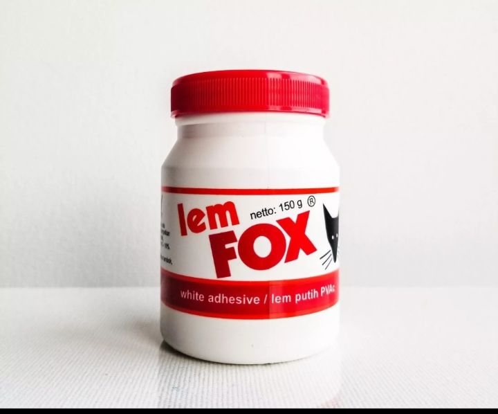 Lem Fox Putih 150g Lem Fox Super Lem Putih PVAc Lem Kayu Lem Plamur ...