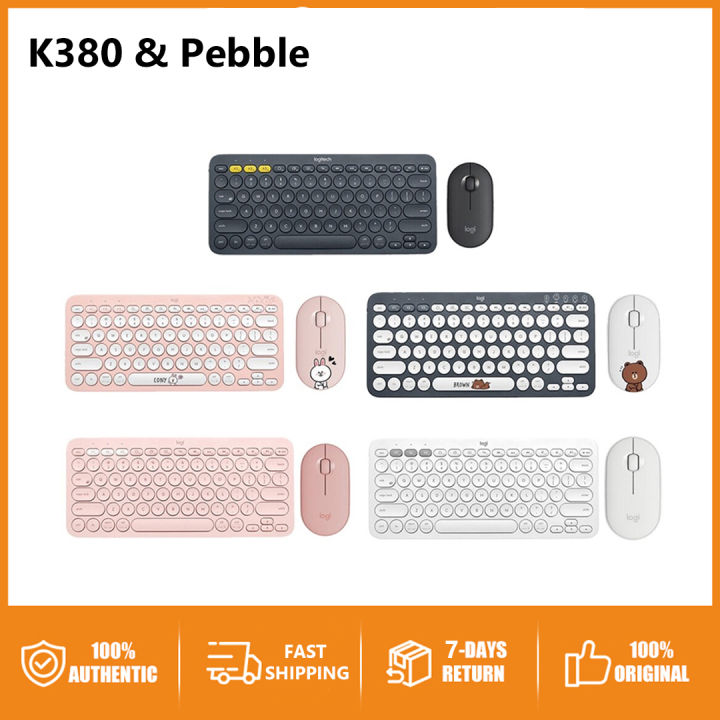 Original Logitech K380 Bluetooth Multi Device Wireless Keyboard ...