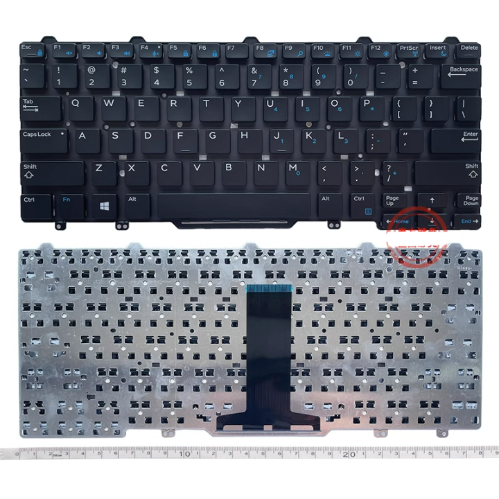 for Dell E5470 E7470 Laptop Keyboard Latitude 7490 5480 5488 7480 5450 ...