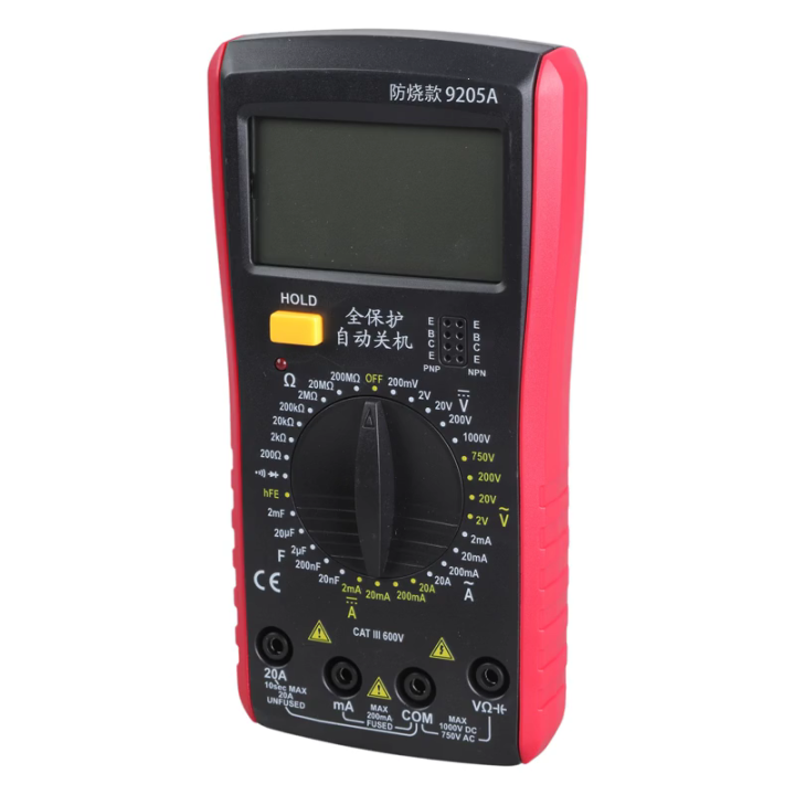Multifunction Digital Multimeter High Measurement Overload Protections ...