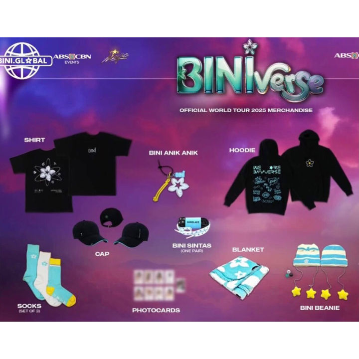 Official BINI 2025 BINIverse Tour Merchandise | Lazada PH