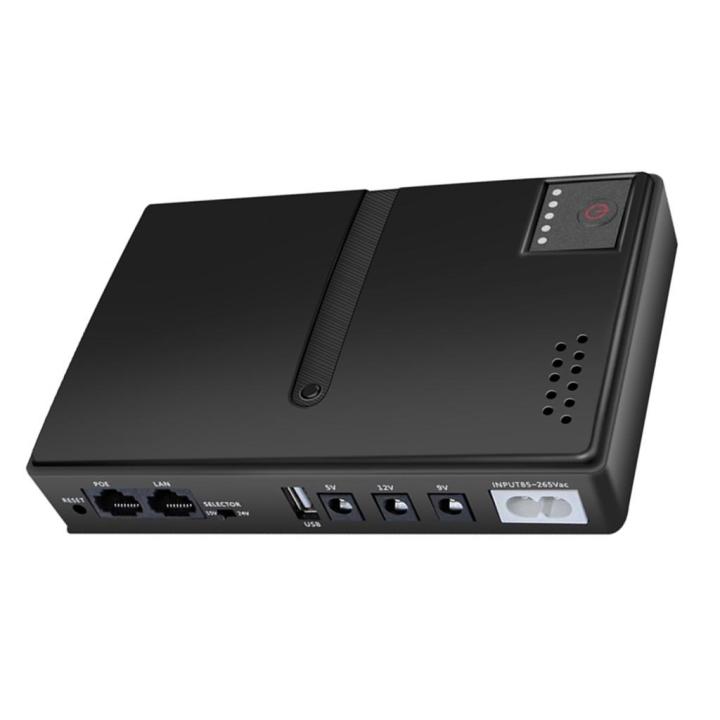 Portable 5V 9V 12V Power Supply Router UPS Backup Battery High Capacity 10400mAh | Lazada