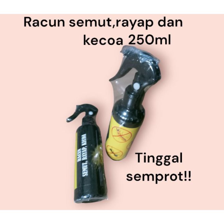 basmi racun kecoa semut rayap semprot serangga sikat tuntas 250ml ampuh ...
