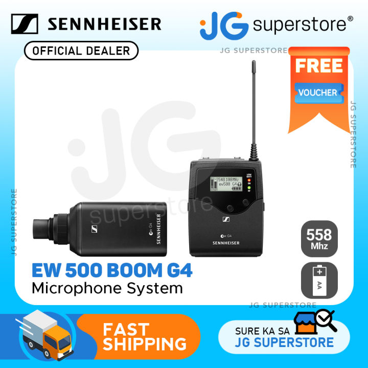 Sennheiser EW 500 BOOM G4 Wireless Plug-On Microphone System Camera ...