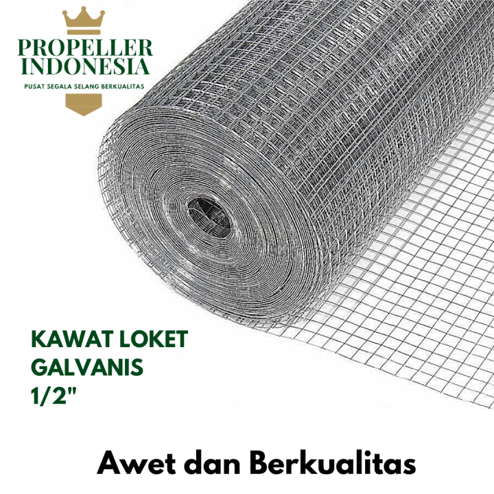 Kawat 1/2 inch Loket Galvanis Putih 1/2 Inch Kawat Ram Putih Kawat Ayam ...