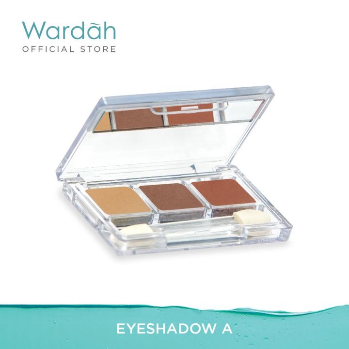 WARDAH Eye Shadow Indonesia / 3.3g / 3 Warna Pigmented Intense Natural ...