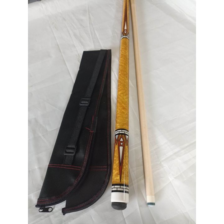 Pampanga capiz enlays gold billiard cue stick with free softcase /tako ...