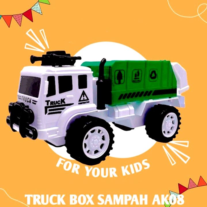 MAINAN ANAK MOBIL BOX PENGANGKUT SAMPAH AK 08 | Lazada Indonesia