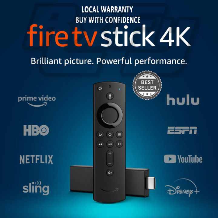 2nd Gen Fire TV Stick 4K streaming device HD Voice Remote dolby vision ...