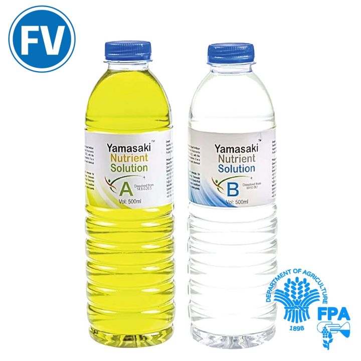 Yamasaki hydroponics solution 500mL Set | hydroponic solution, nutrient ...