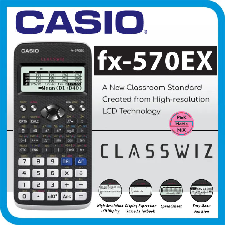 Casio fx-570EX Classwiz Scientific Calculator (ORIGINAL) | Lazada