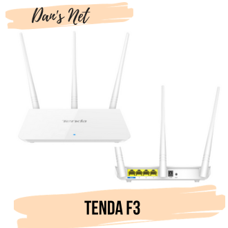 Tenda F3 Wireless Router 300Mbps 3 Antena | Lazada Indonesia