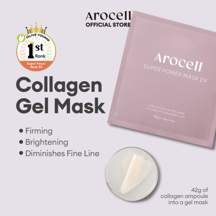 [AROCELL] Super Power Mask EX 42g x 4ea | Lazada Singapore