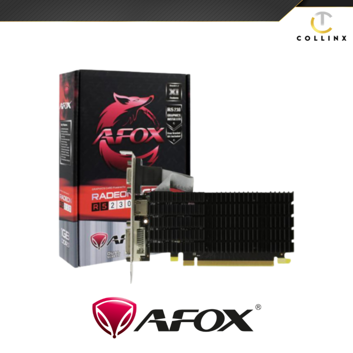 AMD Radeon R5 230 2GB DDR3 Afox Gaming Graphics Card | Low Profile ...