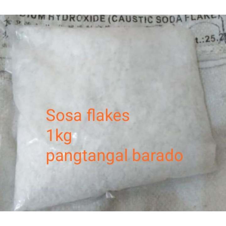 SOSA FLAKES 1KG DRAIN CLEANER ( para sa baradong cr at lababo) | Lazada PH