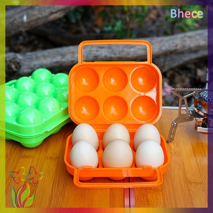 Bhece กล่องใส่ไข่แบบพกพา6 12ช่องกันกระแทกกล่องใส่ไข่กันตกกล่องเก็บไข่ใน ...