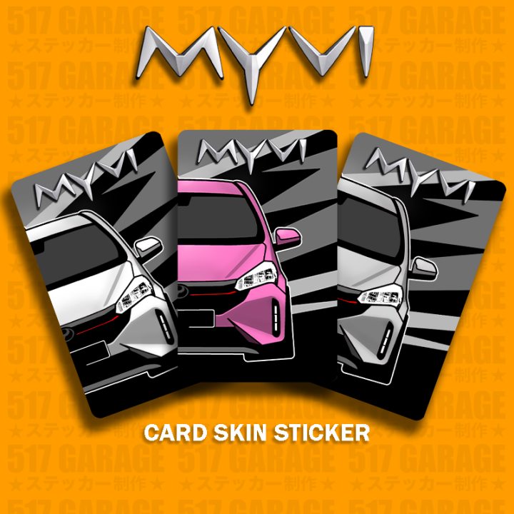 MYVI STICKER - KAD STICKER - TNG STICKER - BANK KAD STICKER - ATM ...