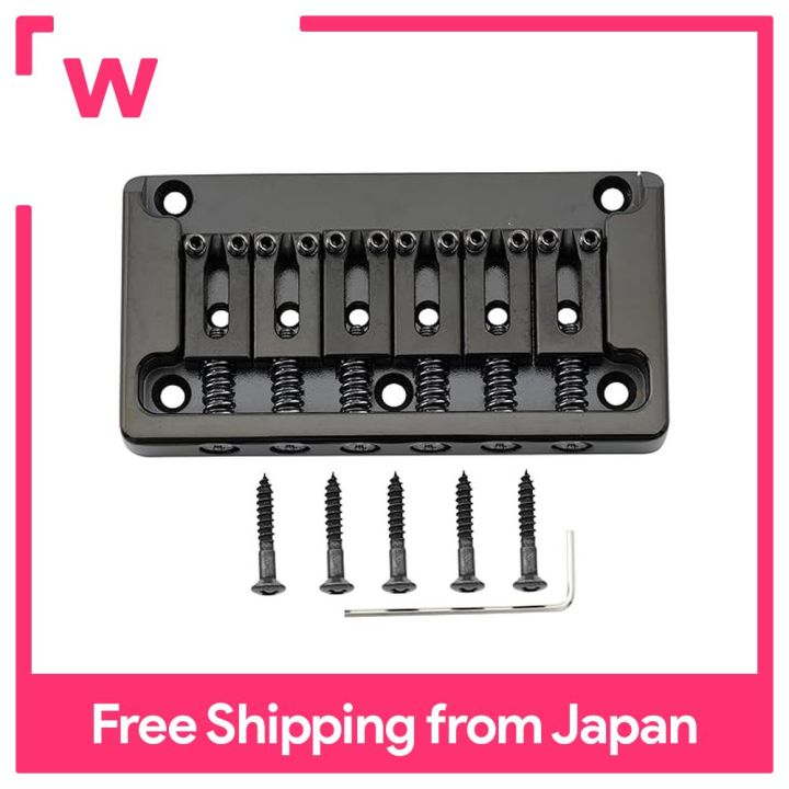 Musiclily Ultra 10.5mm Brass Fixed Hardtail Bridge for 6-String Strat ...