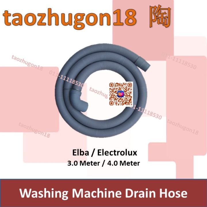 Elba Electrolux Washing Machine 3.0m 4.0m L Type Drain Hose Mesin Basuh ...