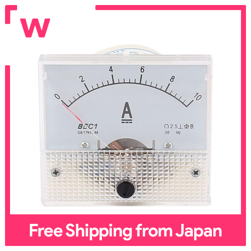 uxcell analog current panel meter DC 0-10A 0.1A scale 85C1 ammeter for ...