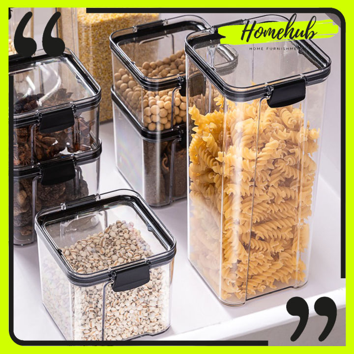 FRESH AIRTIGHT FOOD STORAGE STACKABLE FOOD CONTAINER WITH LID PLASTIC ...