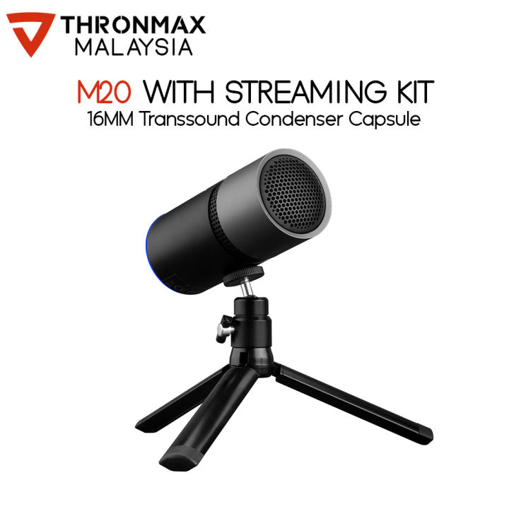 Thronmax Microphone M20 Condenser Capsule Microphone with Streaming Kit ...