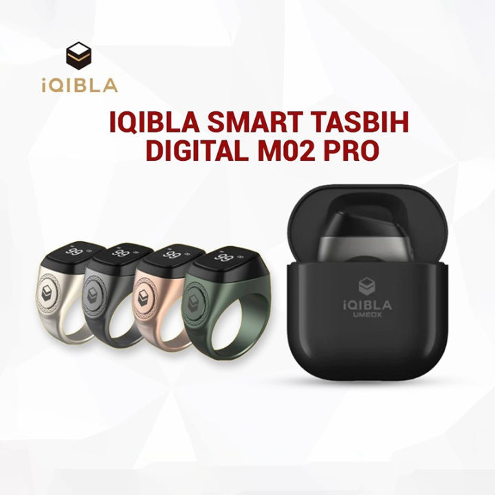 Tasbih Digital Aluminum Alloy Digital Tasbih Smart Zikr Ring with ...