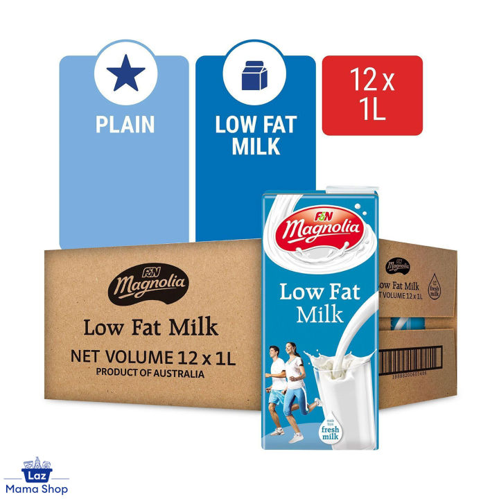 F&N Magnolia UHT Low Fat Fresh Milk 1L x 12 (Laz Mama Shop) | Lazada ...