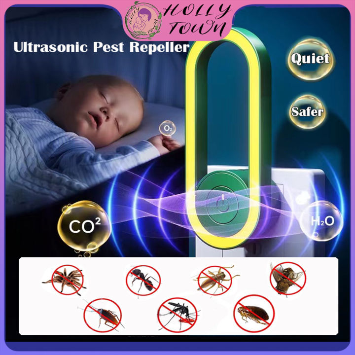 Ultrasonic Pest Repeller Multifunctional Insect Repellent Mosquito ...