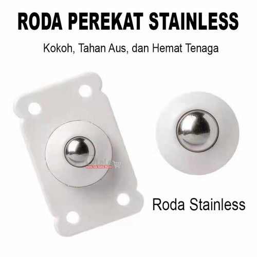 Roda Kecil Tempel Tambahan Kapasitas -+150kg / Roda Tempel Universal ...