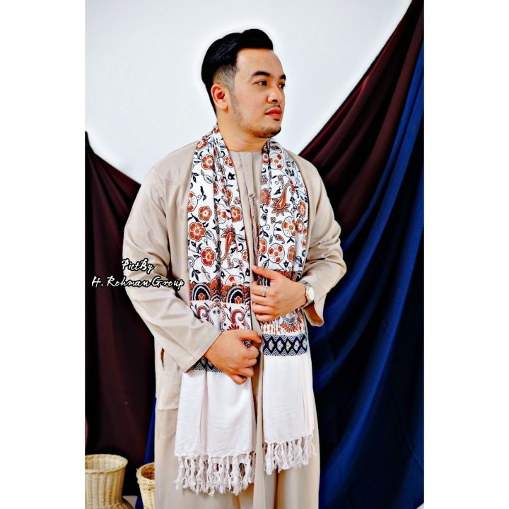 Sorban Habib Ustad Immamah Bahan Rayon Goyor Super Lembut Sorban Batik ...