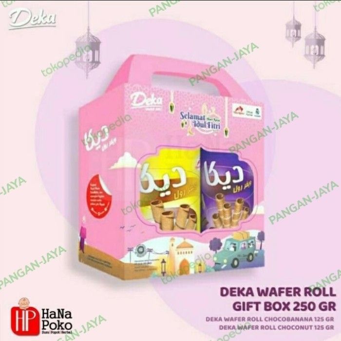 wafer deka roll / deka wafer roll gift box 250 gram | Lazada Indonesia