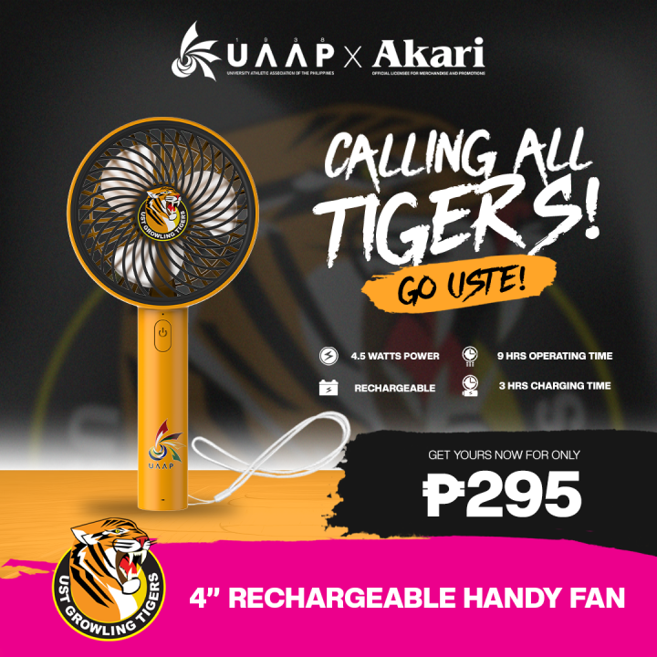 AKARI X UAAP [ UST ] 4" Rechargeable Handy Fan with Lace | Lazada PH