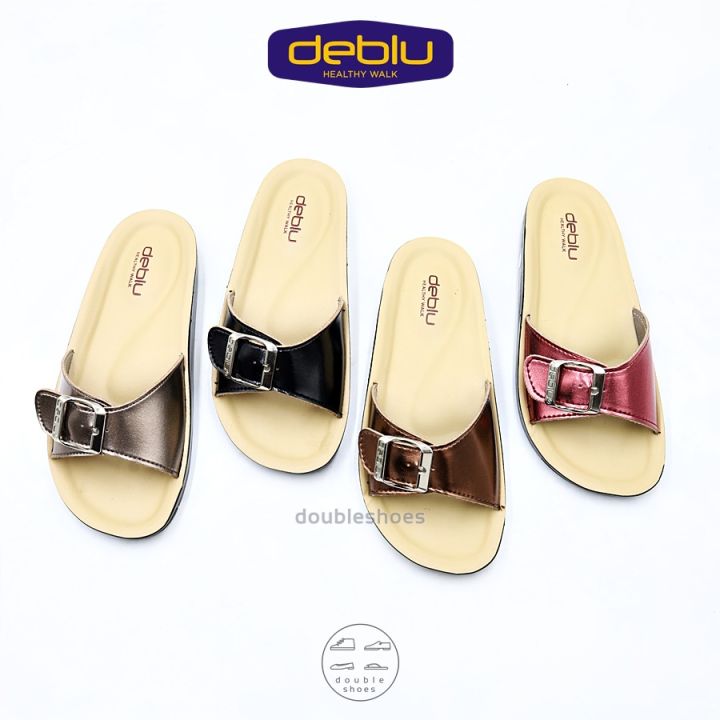 DEBLU (L4706) รองเท้าแตะสวม ผู้หญิง รองเท้าเพื่อสุขภาพ พื้นนุ่ม ไซส์ 36-41 | Lazada.co.th