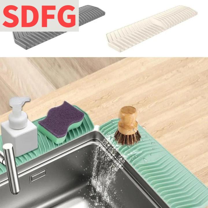 SDFG Chống trượt Thảm thoát nước bồn rửa Tái sử dụng Silicone Đệm Bộ đồ ...