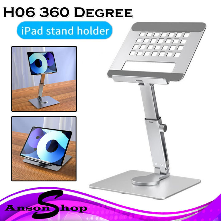 H06 Laptop Holder Riser 360 Degree Swivel Computer Tablet Stand Height ...