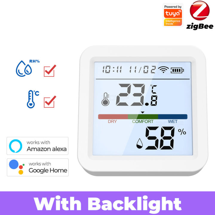 E Life Smart Store Tuya Zigbee/Wifi Temperature And Humidity Sensor ...