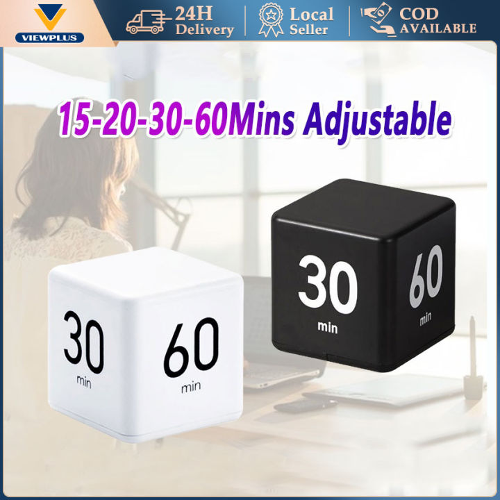 Cube Timer Study Timer Kitchen Timer Sports Timer Gravity Sensor Flip Timer Electronic Cubic ...