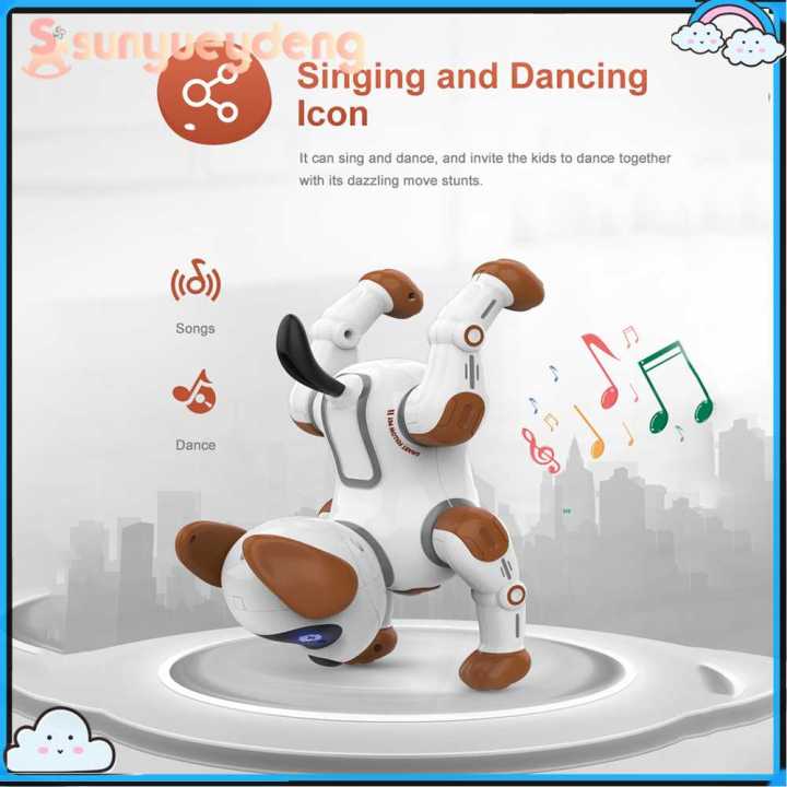Smart Sensor RC Robot Dog ของเล่นเพื่อการศึกษา Interactive รีโมทคอนโทรล ...