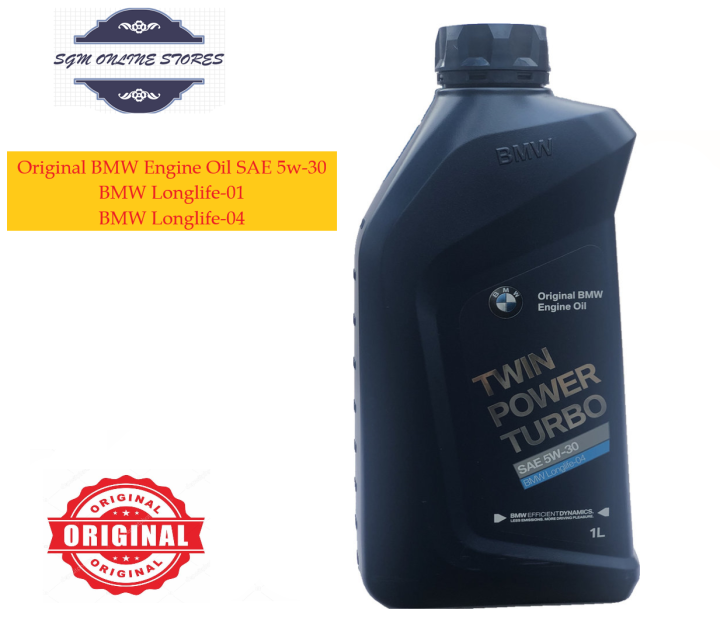 Original BMW SAE 5W30 Twin Power Turbo Engine Oil (1Litre), BMW ...