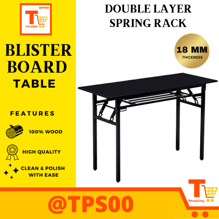 BLISTER BOARD WITH LEGS - FOLDABLE TABLE DOUBLE LAYER SPRING RACK ...