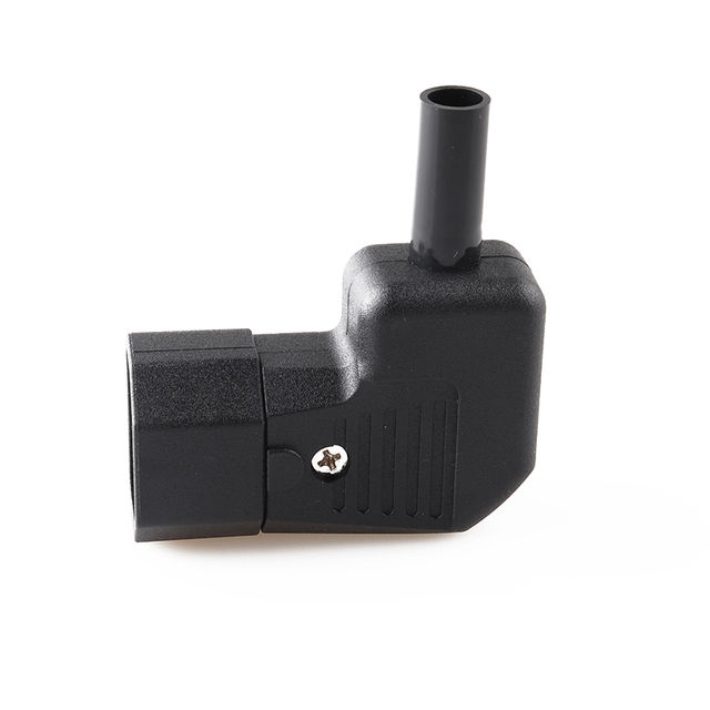 Iec 320 C14 Universal Male And Female Right Angle Plug Power Adapter ...