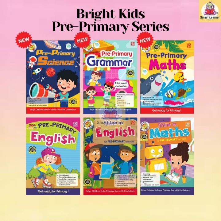 [SB] Bright Kids Pre-Primary Series Exercise Book ( 6 Years Old ) | Lazada