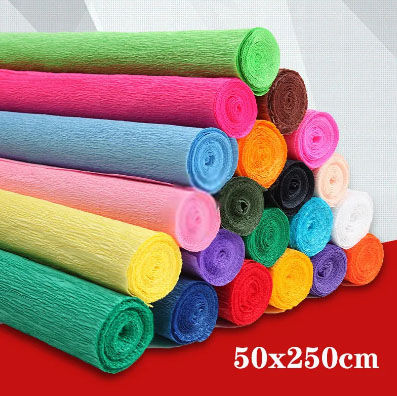 Crepe Paper Roll 50x250cm | for Paper Flowers Arts Crafts DIY Party ...