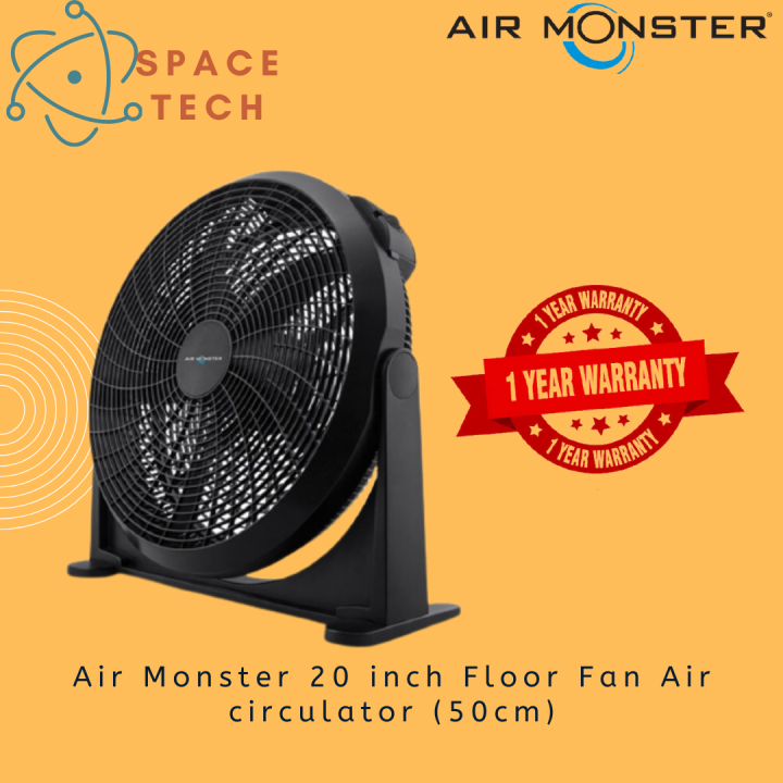 Air Monster 20" Air Circulator (50cm) Floor/Wall Fan | Lazada PH