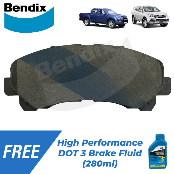 Bendix Brake Pads 4WD DB1841 Front Set for Isuzu D-Max, Alterra, MU-X 2007-2021 | Lazada PH