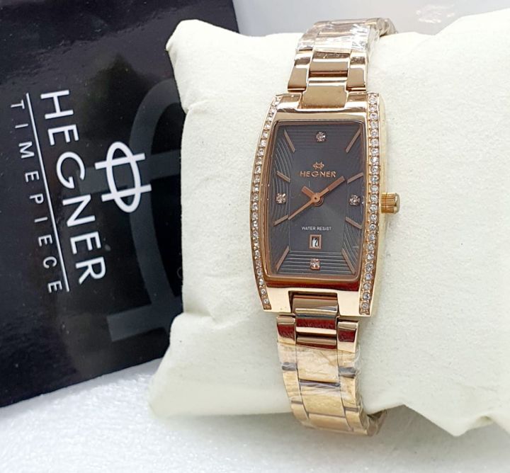 JAM TANGAN HEGNER 1629 WANITA STAINLESS MATA-MATA ORIGINAL | Lazada ...
