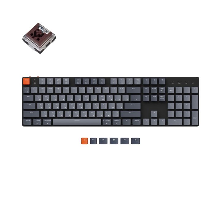 Keychron K5 SE D Russia Layout Ultra-Slim Wireless Mechanical Keyboard ...