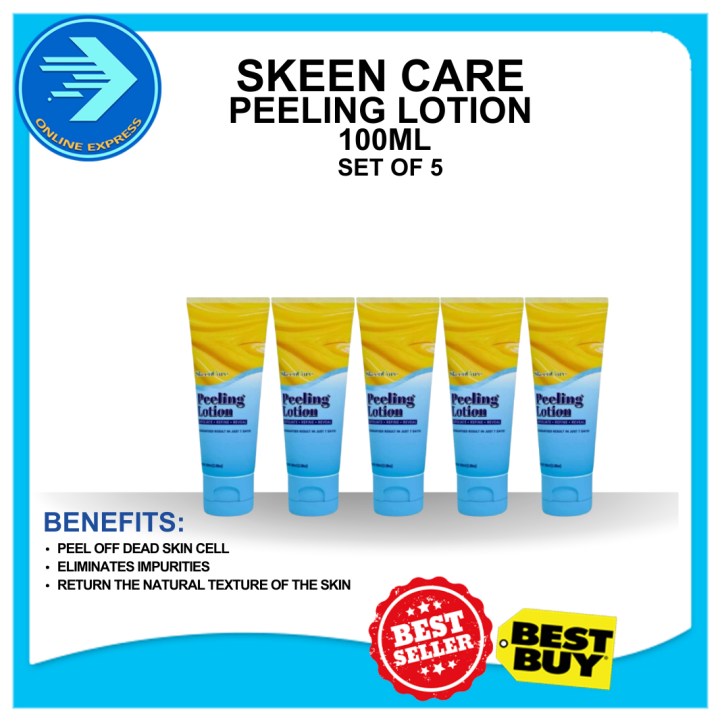 Original Skeen Care Peeling Lotion 100ml New Packaging (SET OF 5 ...